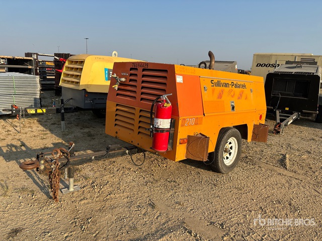 Sullivan 210 cfm Mobile Air Compressor | Ritchie Bros. Auctioneers