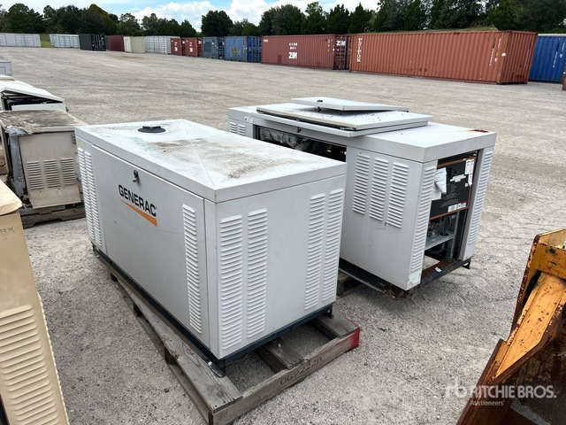 Quantity of (2) Generac 30 kW Stand-By Generator Set | Ritchie Bros ...