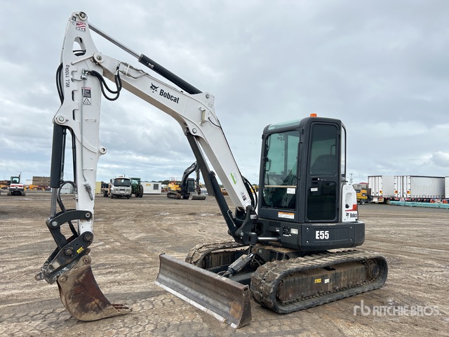 2018 Bobcat E55 Mini Excavator | Ritchie Bros. Auctioneers