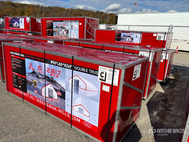 2025 HIlls Industrial 805026 80 Ft x 50 Ft x 26 Ft Storage Building ...