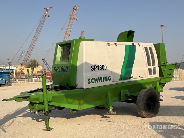 Schwing SP1800 Portable Concrete Pump | Ritchie Bros. Auctioneers