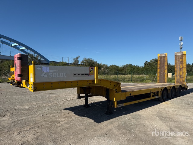2008 Faymonville Multimax Tri/A Semi-Remorque Porte-Engins 3 Essieux ...