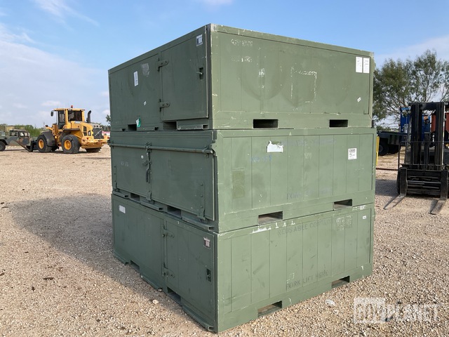 Surplus (3) Assorted Garrett Container Systems Storage Containers in ...