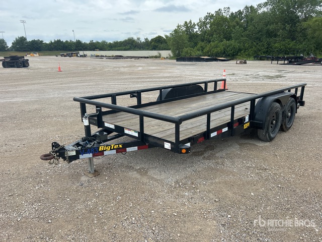 2021 Big Tex 10PI-16BK 20 ft T/A Utility Trailer | Ritchie Bros ...
