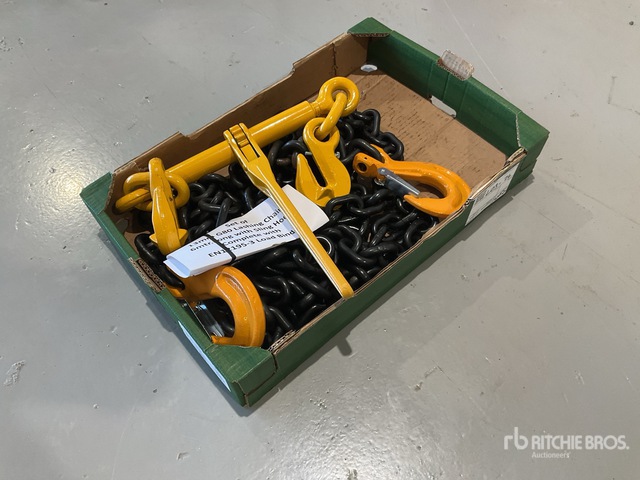 13mm G80 Lashing Chains 6mtr long with Sling Hooks Complete with 80 ...