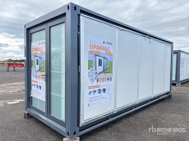 JQ SHELTER 5.9 m x 6.4 m Portable Folding Expandable House (Unused ...