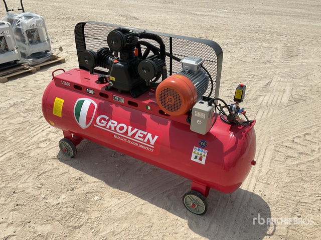 2025 Groven RT500LTR Mobile Electric 500 Litre Air Compressor (Unused ...