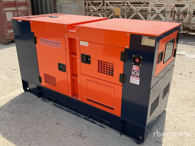 2025 Mega Power MP95 95 kVA Skid-Mounted Generator Set (Unused ...