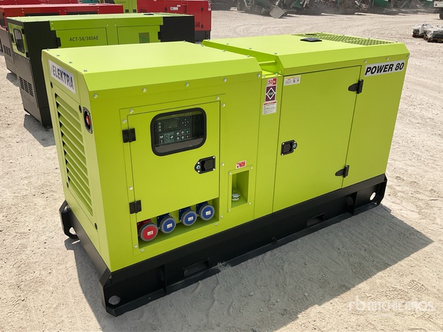 2025 Elektra EL80 80 kVA Skid-Mounted Generator Set (Unused) | Ritchie ...