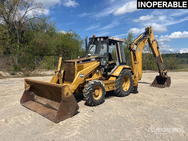 1995 Cat 428B 4x4 Chargeuse Pelleteuse 4x4 Backhoe Loader (Inoperable ...