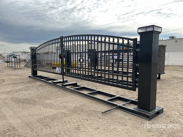 Bulldog Industries 28 ft x 7 ft 9 in Bi-Parting 30 ft Entrance Driveway ...