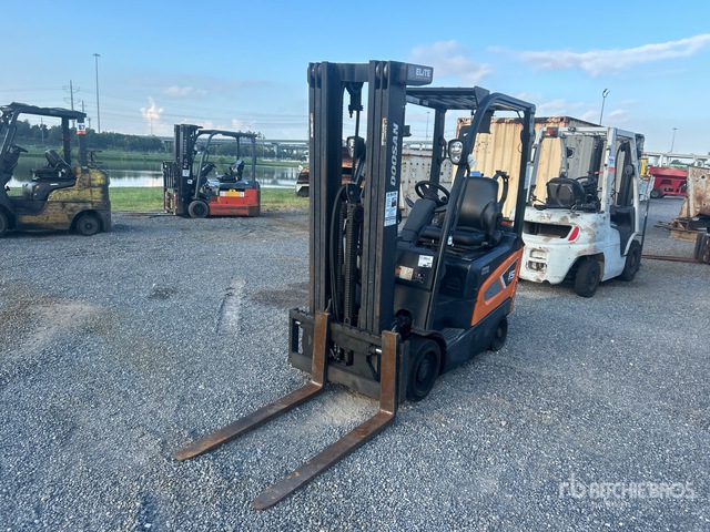2019 Doosan GC15S-9 2800 lb Cushion Tire Forklift | Ritchie Bros ...