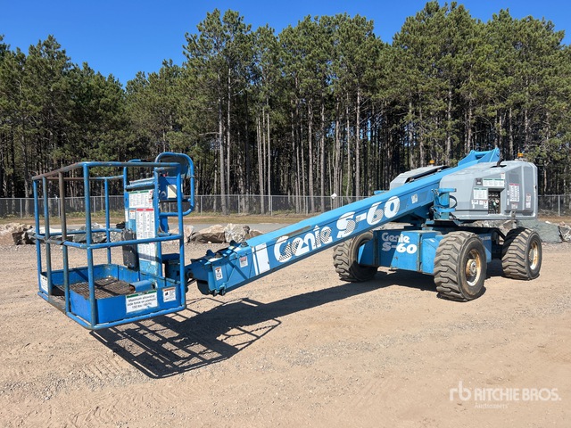 1993 Genie S60 4WD Gasoline Telescopic Boom Lift | Ritchie Bros ...