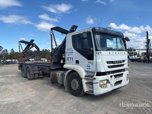 2011 Iveco Stralis ATi 360 Side Loading Container Truck | Ritchie Bros ...