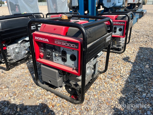 Honda EB3000c 3 kVA Skid-Mounted 3000 Watt Generator Set (Inoperable ...