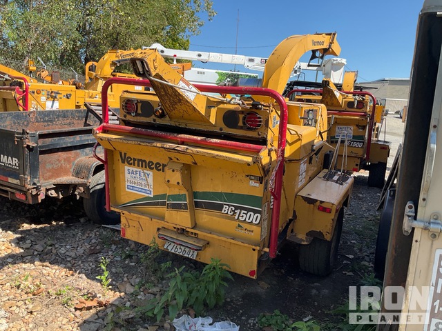 2013 Vermeer BC1500 Tow-Behind Wood Chipper in Laurel, Maryland, United ...