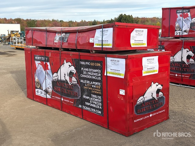 2025 Arctic Shelter 40 ft x 30 ft x 22 ft Peak Double Truss Storage ...