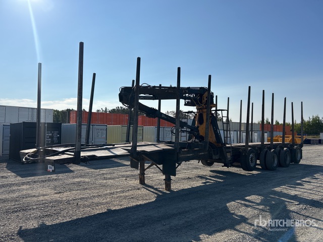 2015 BWS 51 ft Quad/A Self-Loading Log Trailer | Ritchie Bros. Auctioneers