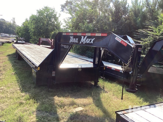 2024 Trailmaxx SD210S-40 40 ft T/A Gooseneck Flatbed Trailer in ...
