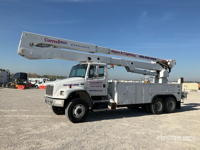 2002 Altec A77-T 76.5 ft on 2002 Freightliner FL80 6x6 Bucket Truck ...