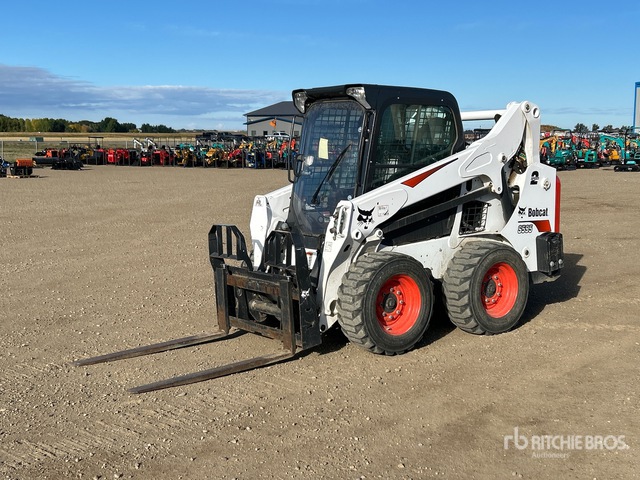 2018 Bobcat S595 Two-Speed Skid Steer Loader | Ritchie Bros. Auctioneers