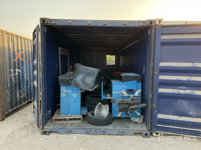 Tyre Changing Tools w/ 20 ft Open Top Comtainer | Ritchie Bros. Auctioneers