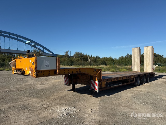 2008 Faymonville TL3GE Tri/A Semi-Remorque Porte-Engins 3 Essieux Low ...