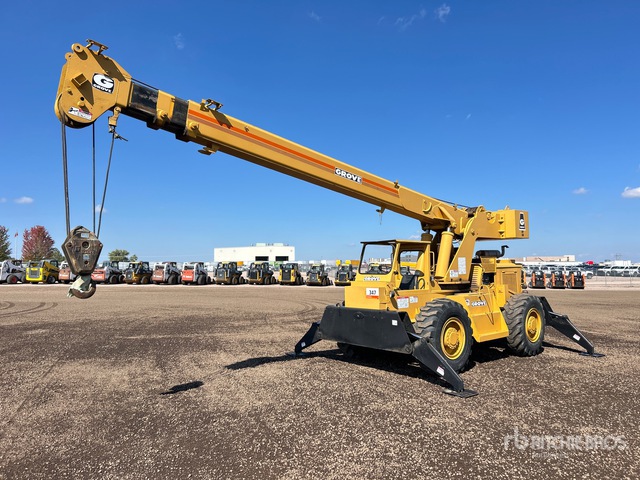 1976 Grove RT58 14 ton 4x4 Rough Terrain Crane | Ritchie Bros. Auctioneers