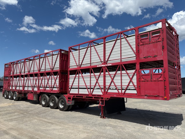 2015 Rytrans Tri/A B-Double Combination Livestock Trailer | Ritchie ...