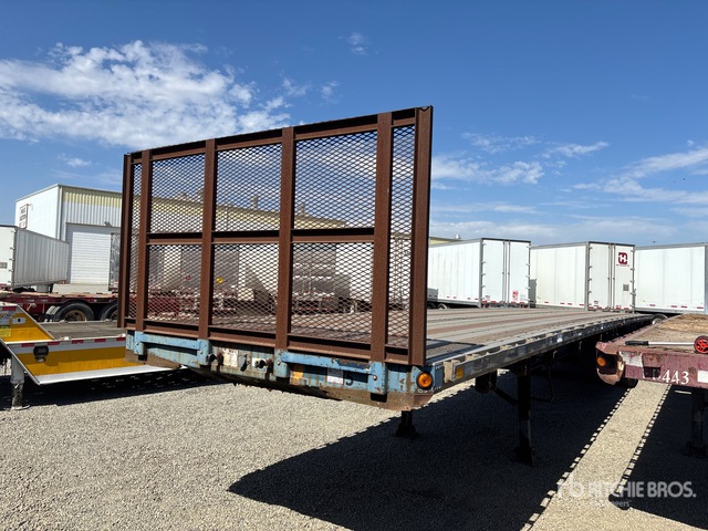 1993 Fontaine LFTW-5-8048WSA 48 ft T/A Flatbed Trailer | Ritchie Bros ...
