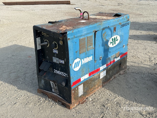 2010 Miller Big Blue 400D Skid-Mounted Multi-Process Engine Driven ...