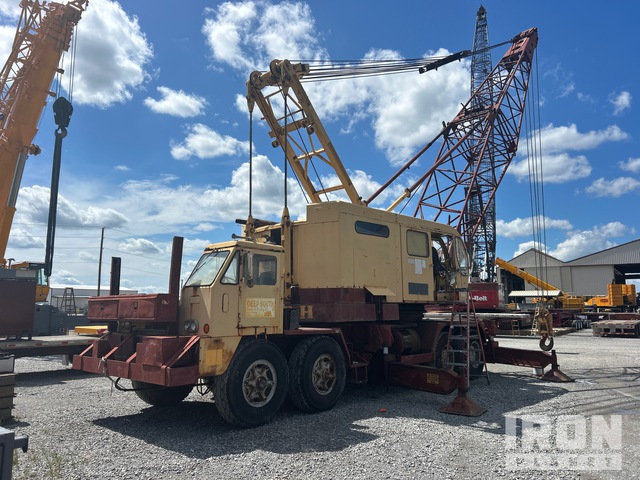 1970 (unverified) P & H 9125-TC 140 ton 8x4 Lattice-Boom Truck Crane ...