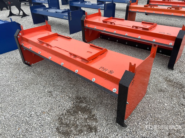 2025 Kit Containers QT-SP-8-23-PB 92 in Skid Steer Snow Pusher (Unused) | Ritchie Bros. Auctioneers