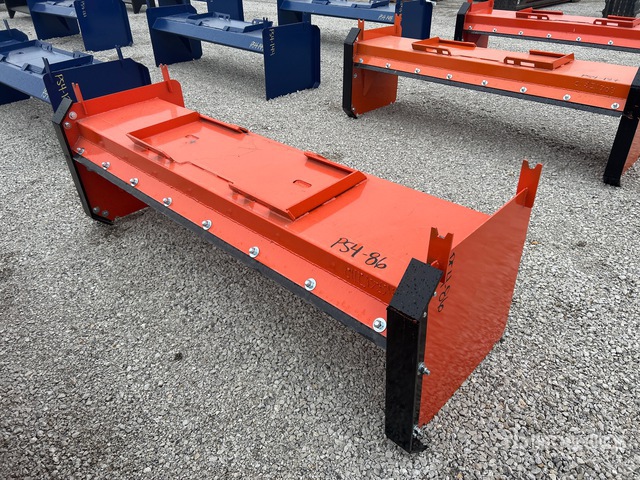 2025 Kit Containers QT-SP-8-23-PB 92 in Skid Steer Snow Pusher (Unused) | Ritchie Bros. Auctioneers