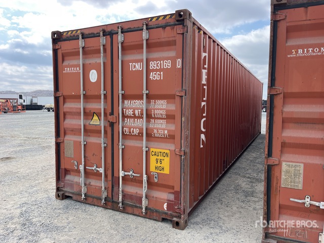 40 ft High Cube Storage Container | Ritchie Bros. Auctioneers