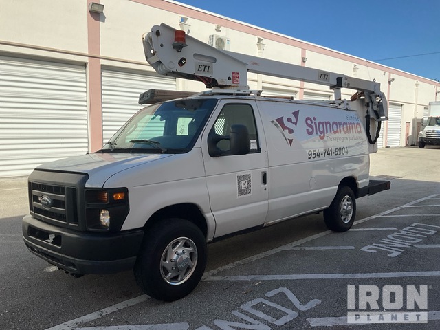 ETI 350 lb Straight Boom on 2011 Ford E-350 4x2 Van Mounted Aerial Lift | Ritchie Bros. Auctioneers