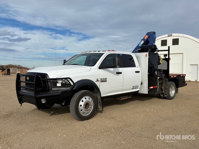 2009 PM 6023 5620 lb Knuckle Boom on 2013 Ram 5500 SLT 4x4 Crew Cab ...