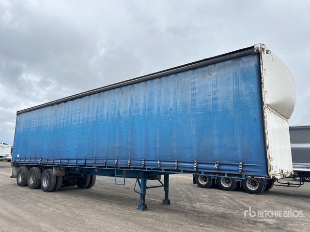 1993 Barker 13.6 m Tri/A Tautliner Trailer | Ritchie Bros. Auctioneers