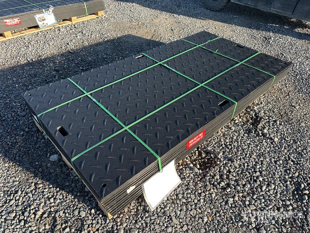 Quantity of (12) SKLP Polyethylene Sheet Ground Protection Mats (Unused ...