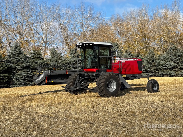 2015 Massey Ferguson WR9740 30 ft Swather Windrower | Ritchie Bros. Auctioneers