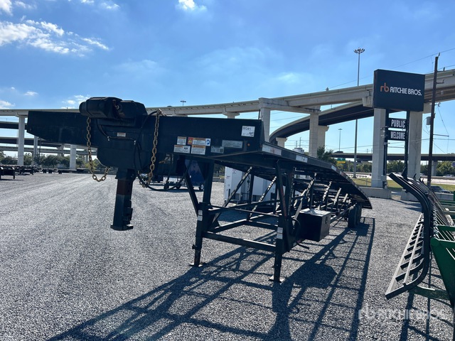 2021 Cal Tex CT50CH Tri/A 3 Car Open Gooseneck Car Carrier Trailer ...