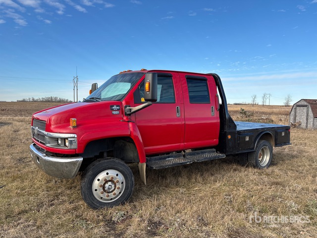 2006 Chevrolet C5500 Crew Cab 4x4 Crew Cab Camion à Plateau | Ritchie ...