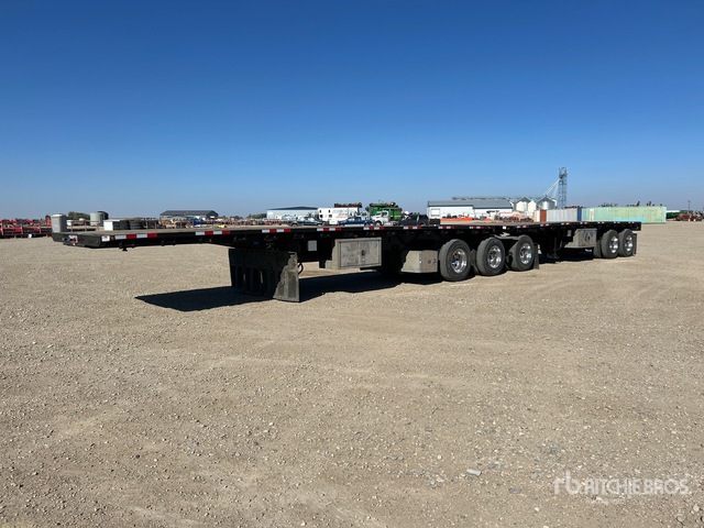2014 Load King 35 ft Tri/A Super B-Train Lead Flatbed Trailer | Ritchie ...