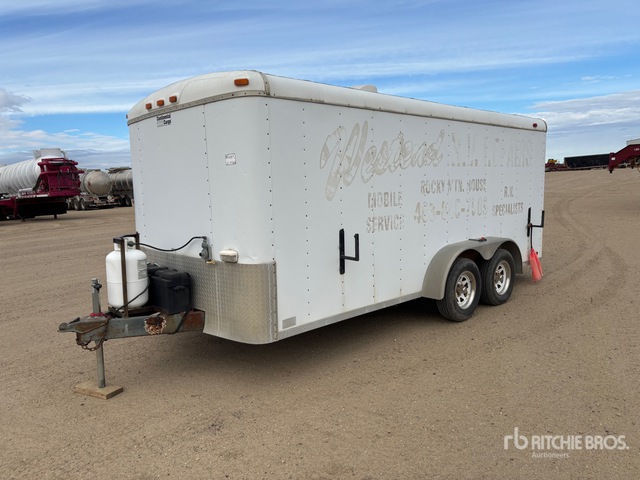 Continental 16 ft T/A Tool Crib Enclosed Trailer | Ritchie Bros ...