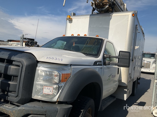 42 ft on 2015 Ford F-550 Van Mounted Aerial Lift | Ritchie Bros ...