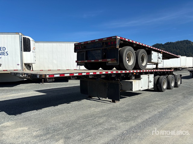 2021 Raja 32 ft Tri/A Super B-Train Lead Flatbed Trailer | Ritchie Bros ...