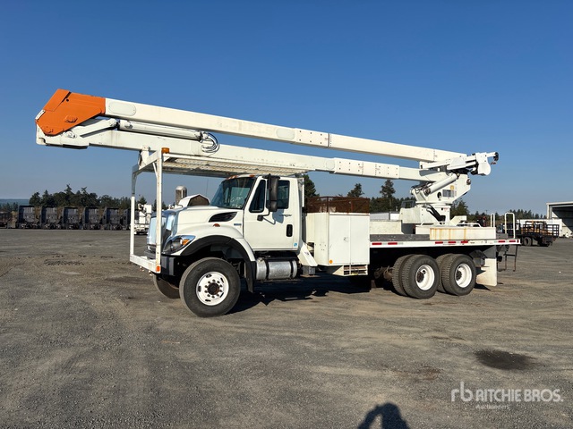 2011 Terex HI Ranger RM-75 75 ft on 2012 International 7400 6x6 Bucket Truck | Ritchie Bros ...