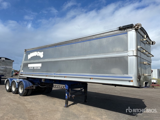 2006 CBB 8.1 m Tri/A B-Double Lead Rollback Tipping Trailer | Ritchie ...