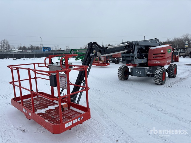 2017 Skyjack SJ63AJ 4WD Dual Fuel Articulating Boom Lift | Ritchie Bros ...