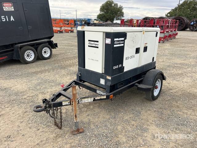 2014 Atlas Copco QAS 25W 20 kW Mobile Generator Set | Ritchie Bros ...